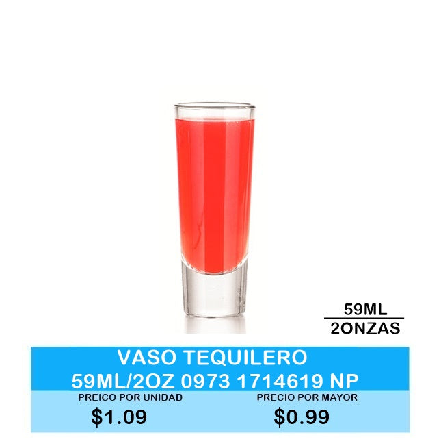 Vaso Tequilero 59 ml (2 oz) – Ref. 0973 – AQIHOGARECUADOR